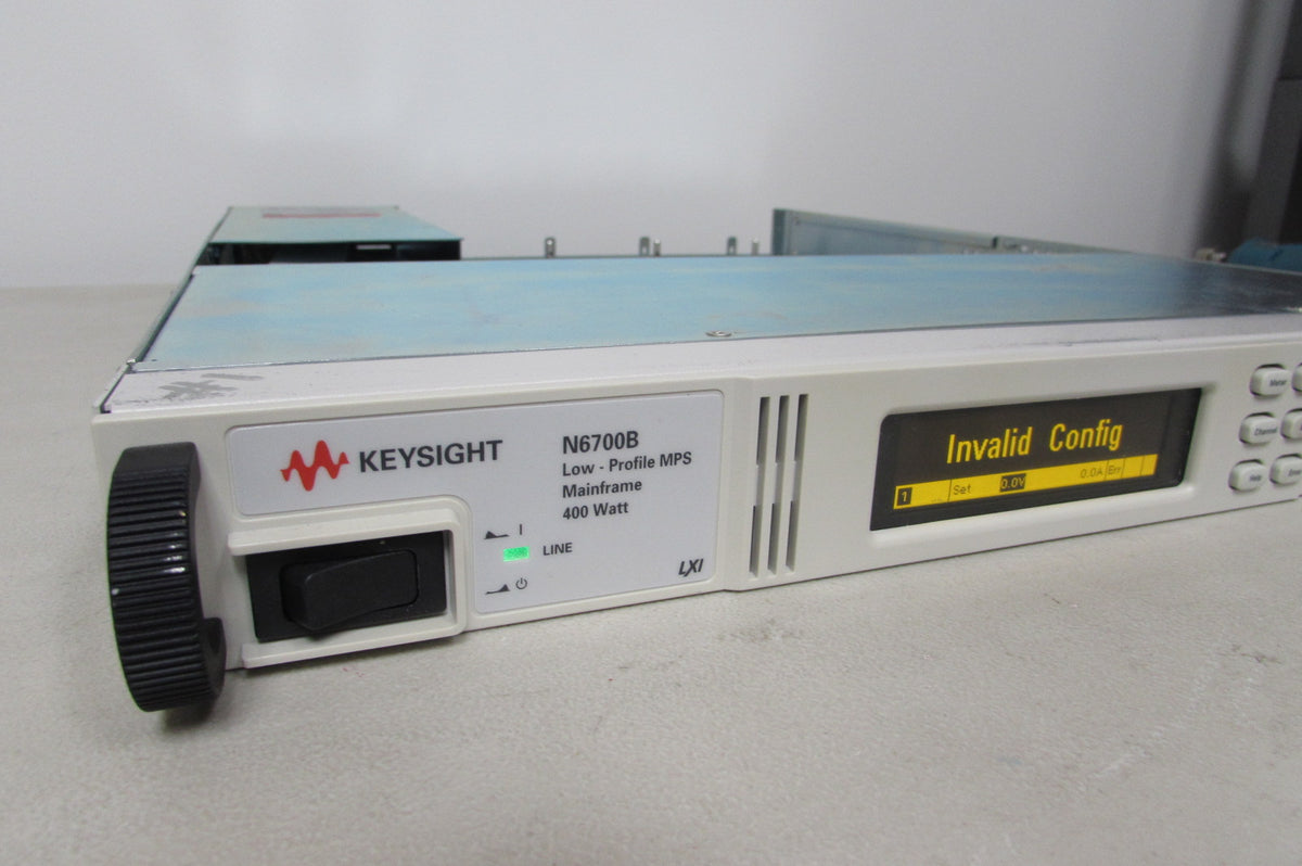 Keysight N6700B Low-Profile Modular Power System Mainframe, 400W, 4 Sl ...