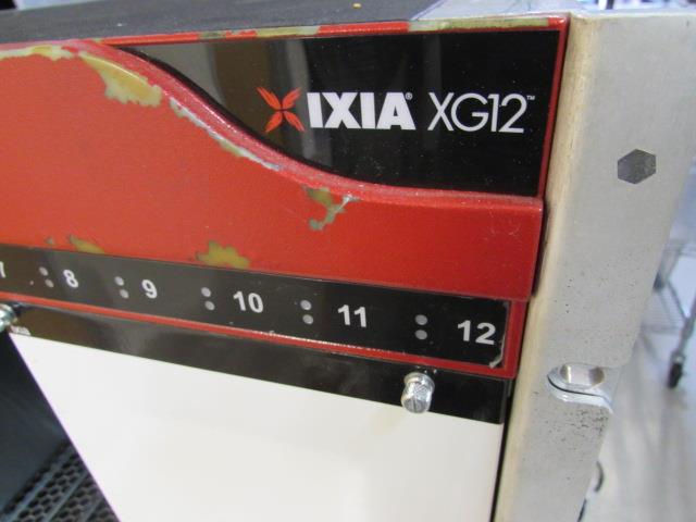 IXIA XG12 12-SLOT MODULAR CHASSIS w/ permanent licenses, IxOS v8.40 ...